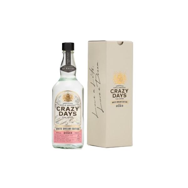 タグボート CRAZY DAYS クレイジーデイズ ホワイトドリームエディション 700ml 日本製 青森 アップル ブランデー 箱付き ギフト 贈り物