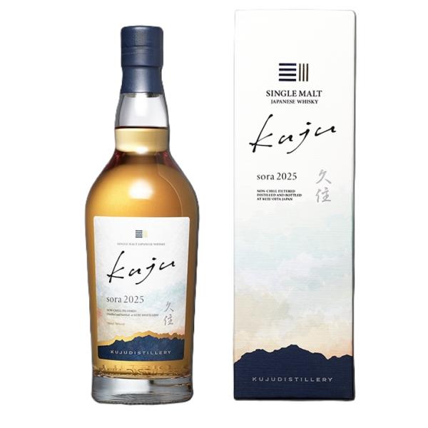 久住 くじゅう sora そら 2025 シングルモルト 700ml ジャパニーズウイスキー 国産ウイスキー 箱付き 久住蒸留所 大分県竹田市 KUJU DISTILLERY 贈り物 ギフト プレゼント お土産 手土産