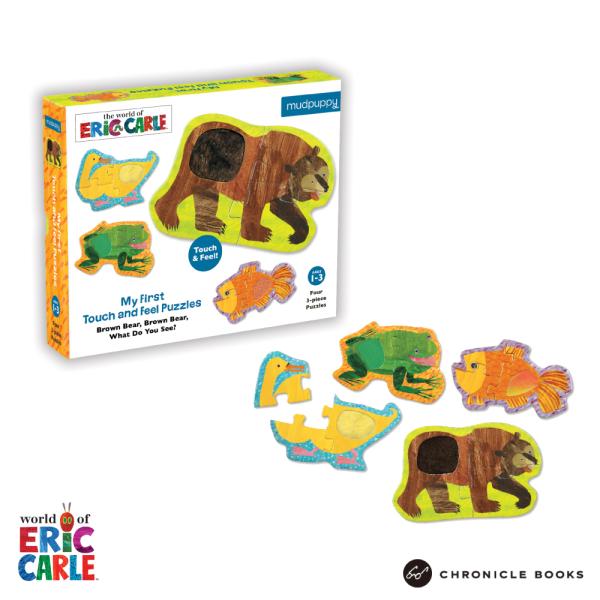 ◆ギフトラッピング対応可能！◆[製品名]エリック・カール ファーストタッチくまさんパズル[サイズ] パッケージ：約22.7 × 18.9 × 3.8cmくま：約17.5 × 11cmあひる：約15.7 × 11cmさかな：約14.8 × 9...