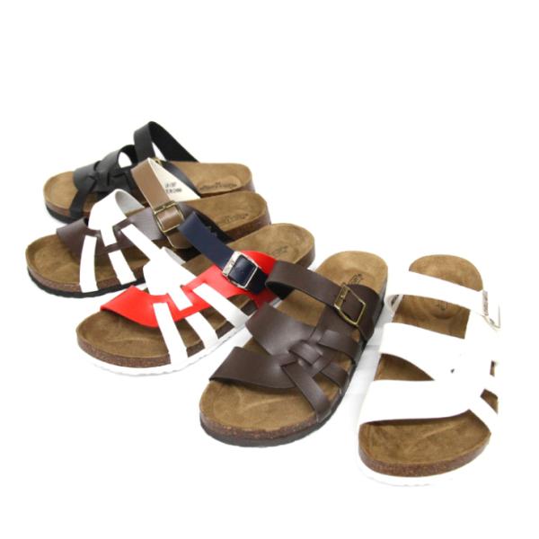 飽きの来ないベーシックなデザインに新型フットベッドによる快適な履き心地！！　毎年☆大ヒット！！春夏はもちろん、秋冬もソックスと組み合わせてオールシーズン活躍する定番サンダル。飽きの来ないベーシックなデザインにこだわりました新型フットベッドの...