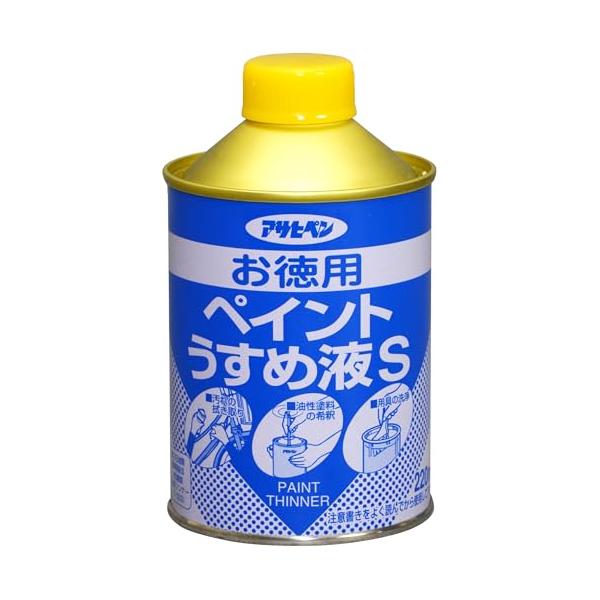 うすめ液S透明/220ML/4970925571182・Size:220MLStyle:うすめ液S・パッケージ個数:1・用途:油性塗料の粘度が高く、塗りにくいときの希釈に。塗料を塗ろうとする面のよごれのふきとりに。塗料を塗ったあとの塗装用具...