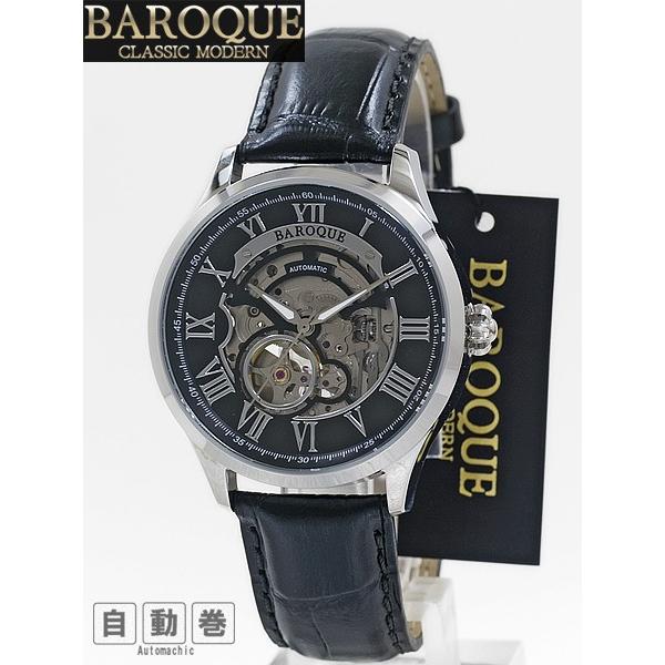 ◆品番　BA2003S-02B◆サイズ 40ミリ ステンレススチール◆本革バンド　幅：19ミリ　色：ブラック◆裏蓋スケルトン◆文字盤色　ブラック◆3針◆自動巻　5気圧防水　重量　約72グラム◆BOX・説明書・1年間の保証付♪ 通常2〜3営業...