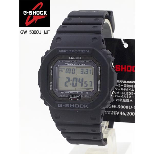 G-SHOCK カシオ CASIO ソーラー電波 腕時計GW-5000U-1JF : e G-SHOCK カシオ CASIO ソーラー電波 腕時計GW-5000U-1JF : e