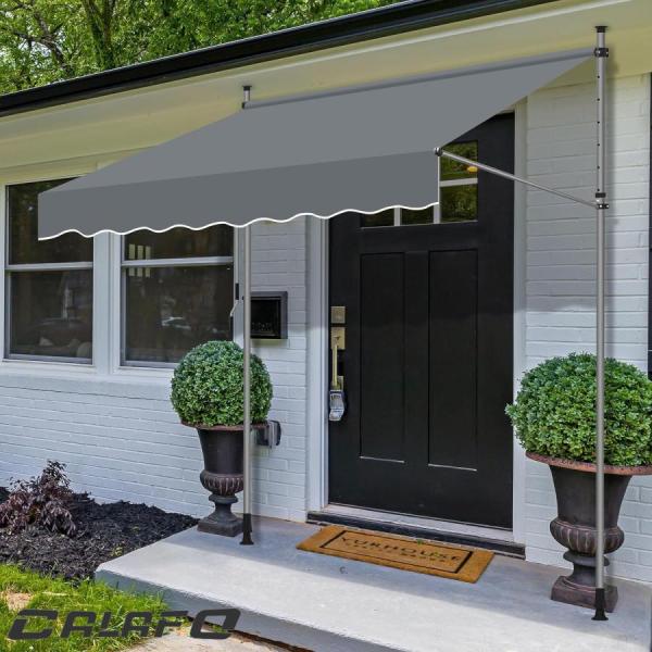 【高品質の素材】突っ張り式サンシェードのフレームは 丈夫な鋼材で作られています。抗紫外線、防汚性、防水性のあるポリエステルとPUコーティングにより、日よけは屋外での使用に最適です。また、生地は洗濯でき、汚れた場合は簡単にクリーニングできます...