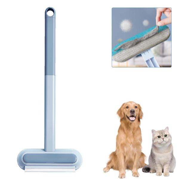 4-in-1 抜け毛取りブラシ 毛玉取り器 猫 犬 抜け毛取りクリーナー 抜け毛取り用品 ペット毛対応 乾湿両用 多機能 繰り返し使用可 ソファ/ペットベッド/寝具/カー