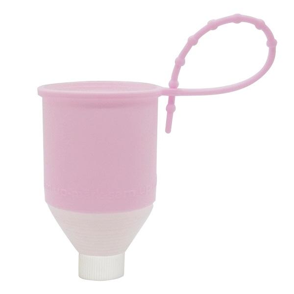 満員電車やバスでも…あなたも濡れない＆まわりも濡らしません！ビヨーン do　傘カバー ピンク アイオイ商事 ニョキニョキ 傘 傘カバー 傘収納 濡れない 伸びる 収納 簡単装着 エコ ECO 防水 コンパクト持ち運び 携帯 通勤 通学