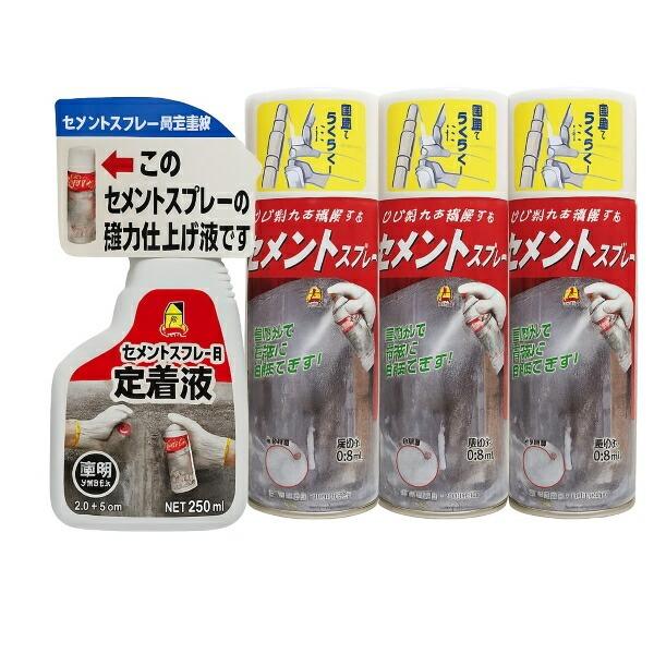 セメントやモルタルの建築物にできるクラック(ヒビ割れ)は、雨水が入り込み建物劣化の原因にもなり、外観的にも古さを連想させます。この様なクラックを目立ちにくく効果的に補修できるセメントスプレーセットです。ヒビ割れ補修剤 セメント モルタル ブ...