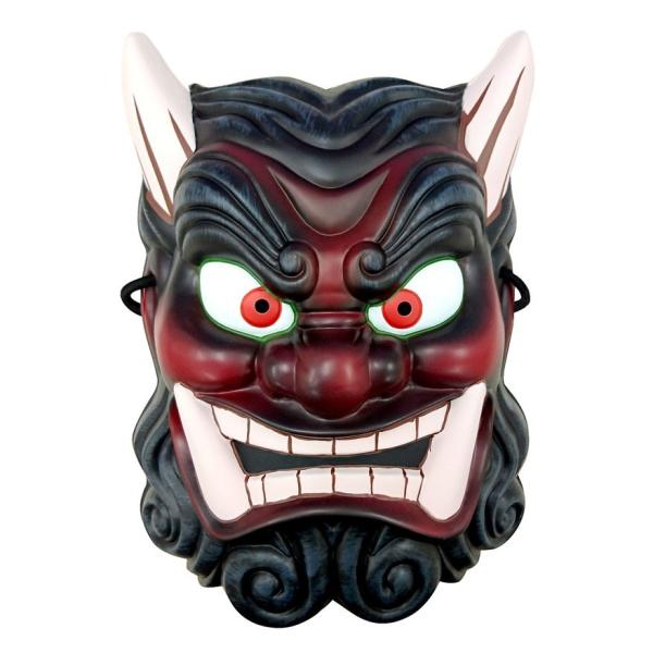 今までにないような荒々しい表情の「鬼」のお面が新登場！より一層“怖さ”を強調したお面となっております。鬼 オニ おに 節分 豆まき なまはげ イベント 民芸品 宴会 コスプレ 余興 寸劇 会合 パーティー 祭り ネタ 仮面 プラ プラスチッ...