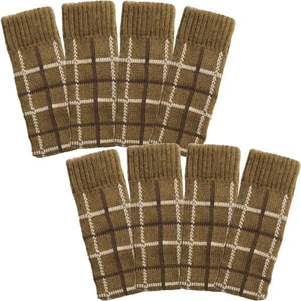 お家の椅子に付けるだけ！フローリングや畳のキズを防止します脱げにくい チェアソックス　チェック　コジット　フローリング キズ対策　床の傷 対策　フロアーガード　フローリング 防音