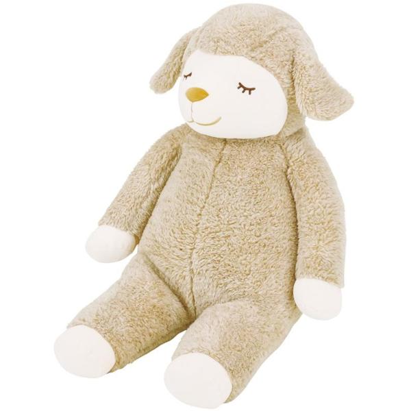 ふわもちなボア生地と、羽毛のように柔らかい綿を使用しているので、とってもフワフワ♪ やさしく抱きしめてあげてくださいね★ひつじ メイプル 抱き枕 マクラ クッション アイボリー ベージュ ピンク メイ ロップ サクラ りぶはあと リニューア...