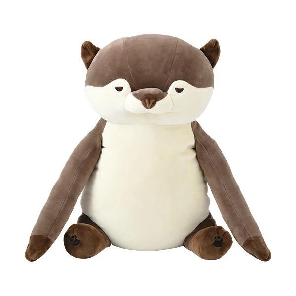 人気のカワウソのくるりが背筋をピーンと伸ばしてくれる抱きまくらになりました！