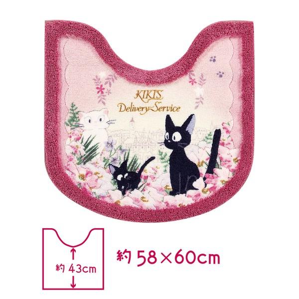 トワイライトの静かな空のグラデーションと、やわらかな水彩画タッチの花々。足元いっぱいに描かれた幻想的な風景とジジたちが、毎日のトイレ空間をやさしく華やかに彩ってくれます★　【商品仕様】シリーズ名：魔女の宅急便 『トワイライトジジ 』ブランド...