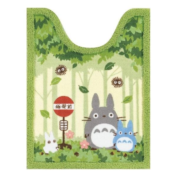 ジブリファンにはたまらないトイレシリーズ。映画のワンシーンのような楽しいトイレシリーズ『なかま』トイレマット ロング グリーン 80×60cm センコー となりのトトロ トトロ トイレ マット トイレタリー 洗濯可 ウォッシャブル 滑りにく...