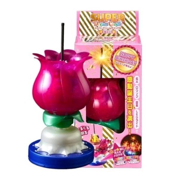 ドリームキャンドルシリーズの最上級モデル！花火とロウソクで盛り上げるパーティグッズ！誕生日用嵐にしやがれ にの 誕生日 パーティ サプライズ バースディ birthday メロディ ろうそく 花火 さんま テレビ 芸人 インスタ 映え 音楽...