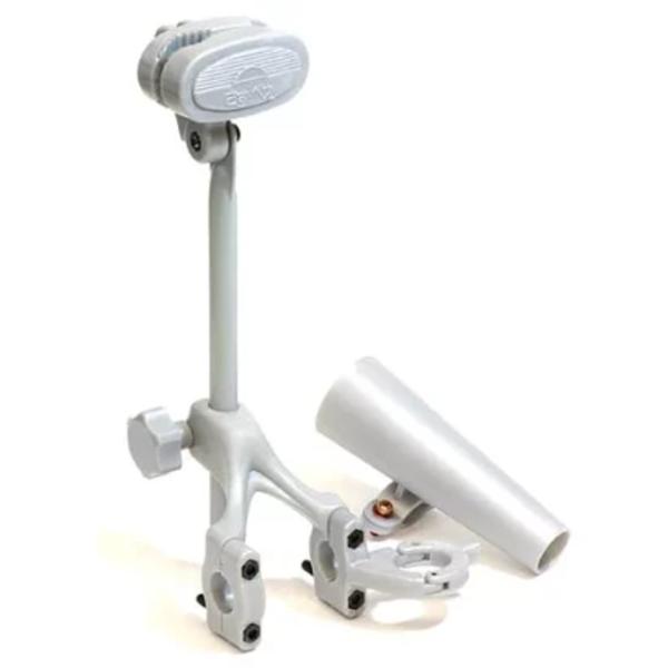 付属のレンチで簡単に取り付け。ガッチリ！安心な固定タイプ。雨の日や、日差しの強い夏の紫外線避けに。さすべえ　さすべこちらの商品は、ハンドルの材質が「鉄・ステンレス・アルミ」の自転車に取り付けることができます。（一般自転車/電動自転車共用）