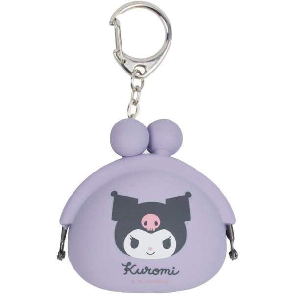 キーリング付きの小さいシリコンがまぐちに、クロミ柄が新登場。＜メール便について＞メール便の梱包規定サイズの都合上、箱から取り出して再梱包して発送させていただきます。