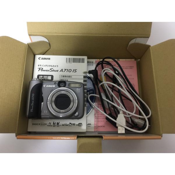 １枚目の商品画像はサンプル画像です。実際に届く商品と異なりますので、2枚目以降の画像が現品画像でございますのでご覧ください。（2枚目以降の画像がない商品もございます）●PowerShot A710 IS シルバー●Canon