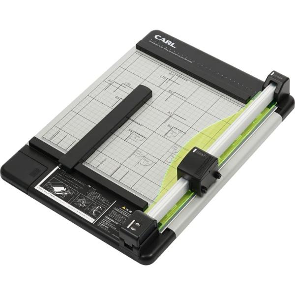 【本体サイズ】W360×L490×H80mm 【本体重量】2.6kg【裁断枚数】丸刃約40枚(PPC用紙64g/m2使用時)【裁断目安】2往復【裁断幅】310mm（A4長辺）【本体装着品】替刃…DCC-28（丸刃）/カッターマット…DCM-...