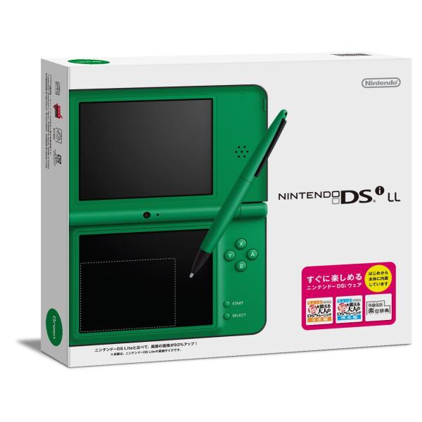 １枚目の商品画像はサンプル画像です。実際に届く商品と異なりますので、2枚目以降の画像が現品画像でございますのでご覧ください。（2枚目以降の画像がない商品もございます）●ニンテンドーDSi LL グリーン●動作品ではございますが、上下画面に黄...