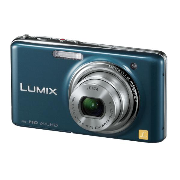 ●DMC-FX77 スエードブルー●Panasonic LUMIX
