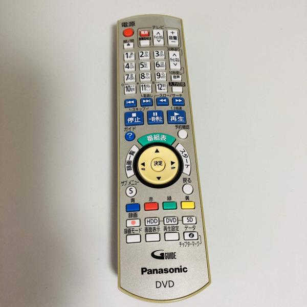１枚目の商品画像はサンプル画像です。実際に届く商品と異なりますので、2枚目以降の画像が現品画像でございますのでご覧ください。（2枚目以降の画像がない商品もございます）対応機種：DMR-XE100-K　DMR-XE1パナソニック DVDリモコン