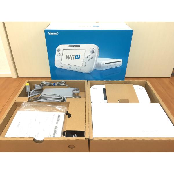 １枚目の商品画像はサンプル画像です。実際に届く商品と異なりますので、2枚目以降の画像が現品画像でございますのでご覧ください。（2枚目以降の画像がない商品もございます）Wii U本体とWii U GamePad、2つ合わせて「Wii U」。画...