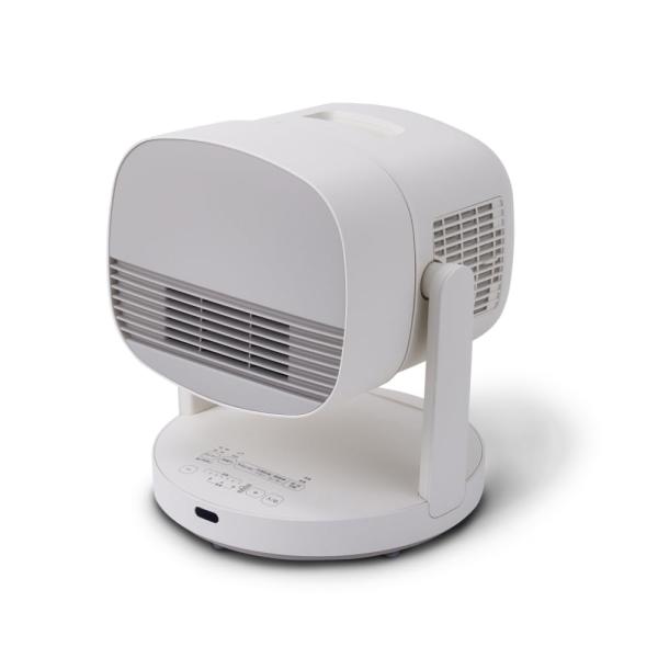電源：交流100V、50/60Hz消費電力：温風:1200 W、送風:38 Wコード長(約)：1.8m安全装置：転倒自動停止装置、過熱防止装置セット内容：本体、リモコン(テスト電池付き)、取扱説明書(保証書)扇風機、サーキュレーター、ヒータ...