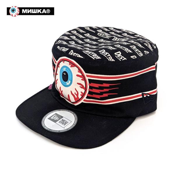 ■メーカー名：MISHKA ミシカ NEW ERA ニューエラ■商品名：KW DESTROY！ PAINTERS CAP ニューエラ ペインターキャップ 正規品■カラー：BLACK■サイズ：L-XL（約60cm）