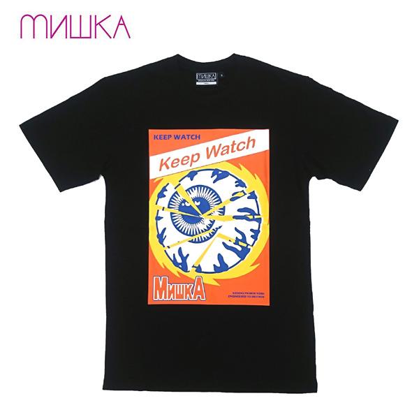■メーカー名：MISHKA MNWKA ミシカ ミシュカ■商品名：ENGINEERED TO DESTROY KEEP WATCH TEE 半袖Tシャツ M16 正規品■カラー：BLACK