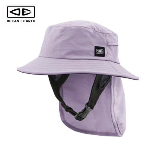 ■メーカー名：OCEAN+EARTH オーシャン アンド アース■商品名：サーフハット INDO STIFF PEAK SURF HAT リージョネア 正規品■カラー：PALE LILAC