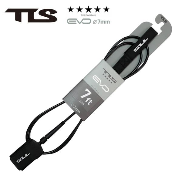 ■メーカー名：TOOLS ツールス■商品名：FIVE STAR EVO LEASH サーフィン リーシュコード 7’ 正規品■長さ・径：7feet（2.1m）・7mm■カラー：BLACK