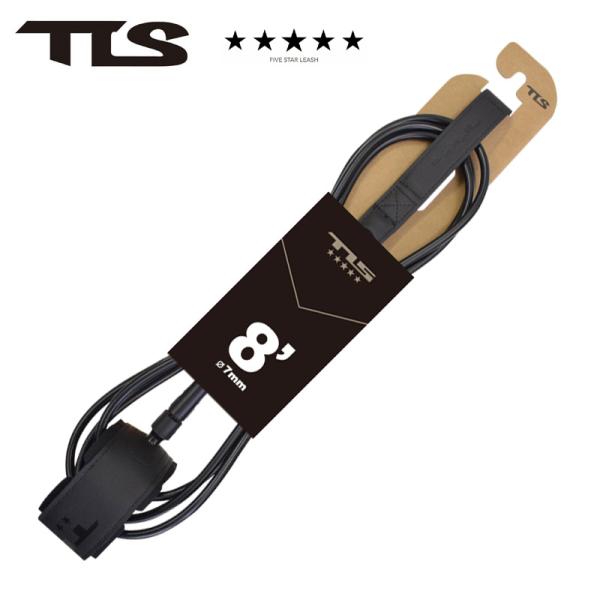■メーカー名：TOOLS ツールス■商品名：FIVE STAR LEASH サーフィン リーシュコード 8’ 正規品■カラー：BLACK
