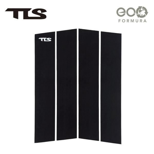 ■メーカー名：TLS ツールス■商品名：FRONT G フロントデッキ サーフボード用デッキパッド 4ピース 正規品■カラー：ECO BLACK