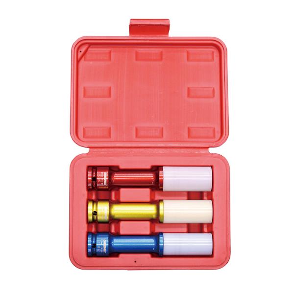 メーカー名：SIGNET(シグネット)品番：23392商品名：1/2DR 1/2"SQ ホイルナット用インパクトソケットロング3本セット●差込角(SQ)：1/2●適合するピン：23572(1/2DRインパクト用ピン5ケ)●適合するリング：2...