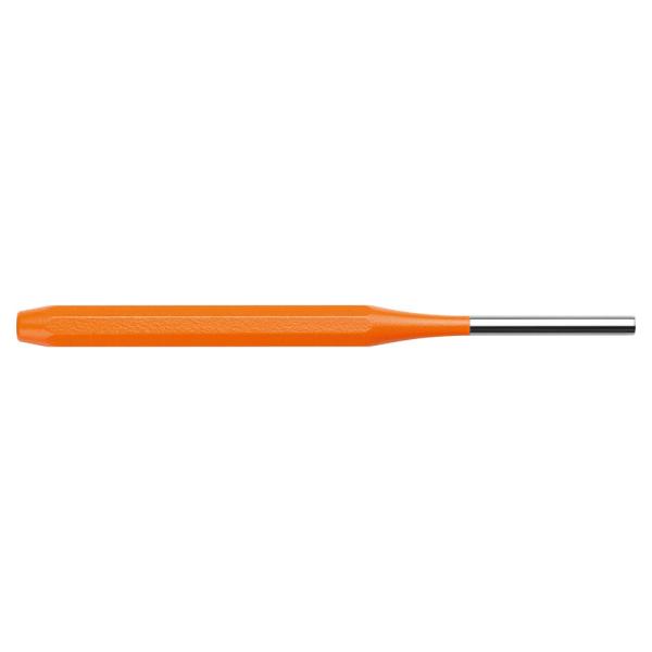 メーカー名：PB SWISS TOOLS(ピービースイスツールズ)品番：755-5OR商品名：755-5OR レインボー平行ピンポンチ 八角胴 オレンジ色●材質：特殊バネ鋼■カラー：橙■サイズ(mm)：5■軸長(mm)：40■全長(mm)：...