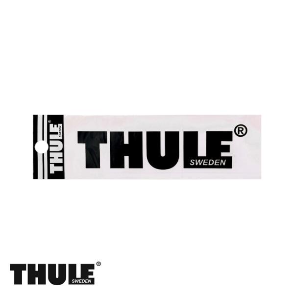 Thule(スーリー) 　ロゴ　ステッカー（中サイズ）ルーフラック、ルーフボックス、フェアリング  携帯、スケボー、スーツケース、バイク、自転車等に。 ■サイズ：約(Ｗ)15 ｘ (Ｈ)5cm■文字サイズ：約(Ｗ)12 ｘ (Ｈ)3cm　（...