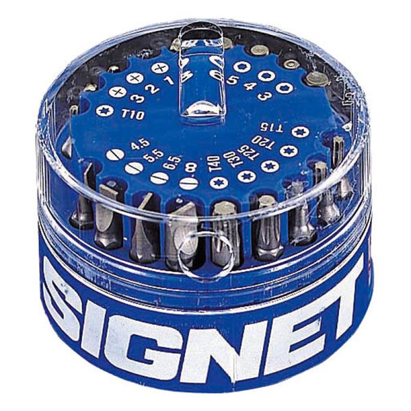 メーカー名：SIGNET(シグネット)品番：22009商品名：1/4" 18PC マグナムビットセット●差込角(HEX)：1/4