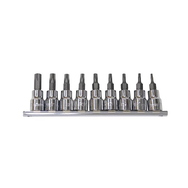 メーカー名：SIGNET(シグネット)品番：22967V商品名：3/8DR 9PCS 3/8"SQ ヘクスローブビットソケットセット●ヘクスローブビットソケット9PCセット。