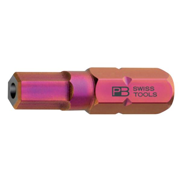 メーカー名：PB SWISS TOOLS(ピービースイスツールズ)品番：C6-210B-4商品名：C6-210B-4 イジリドメ六角ビット■差込角(”HEX)：1/4(6.3mm)■サイズ(mm)：4■全長(mm)：25■軸長(mm)：6■...