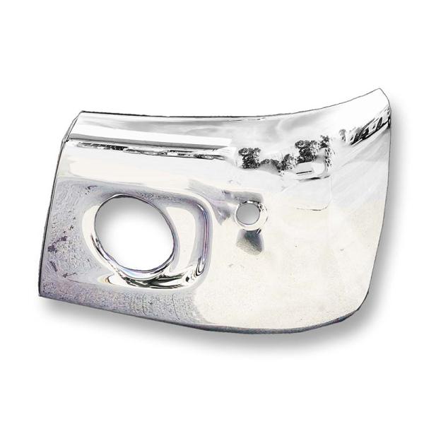 メッキバンパーコーナーカバー (リップスポイラー非装着車)左右セット両面テープ貼り付け日本製［材質］ABS樹脂 ＋ クロームメッキ［適合車種］日野 19デュトロ 標準幅2019年5月〜 (H31.5〜)トヨタ 19ダイナ 標準幅2019年5...