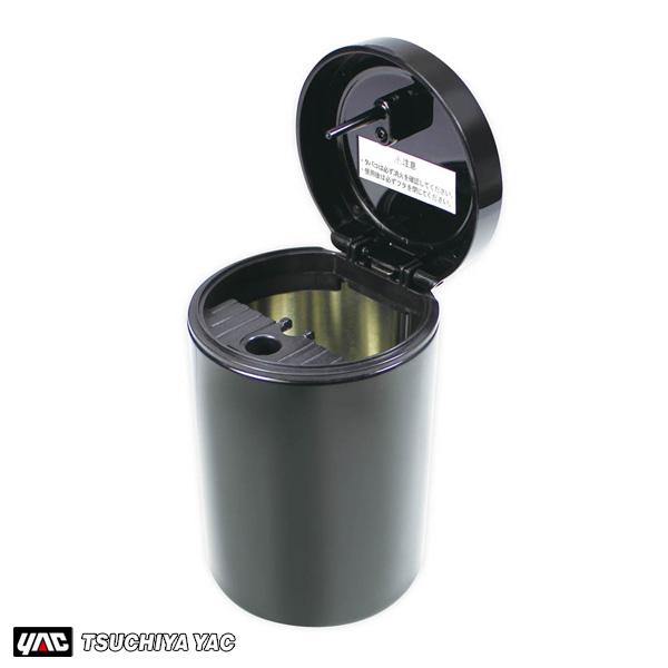 突起形状等がないφ66mmの円柱形状で、ドリンクホルダーにすっぽり入る挿し込むだけで消火できる1アクション火消し口を装備フタを閉じると火消しツマリ防止棒が火消し口に入り、灰のツマリを防止カラー：ブラック品番：ZE26メーカー：ヤック/YAC