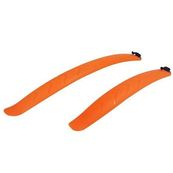 SW-670FR クロスバイク用カラーフェンダー●前後セットのクロスバイク用カラーフェンダー。●泥はねから大切な洋服をガード！●自転車のドレスアップにも最適■仕様本体サイズ(mm)：（フロント）約W45×D350／（リア）約W45×D150...