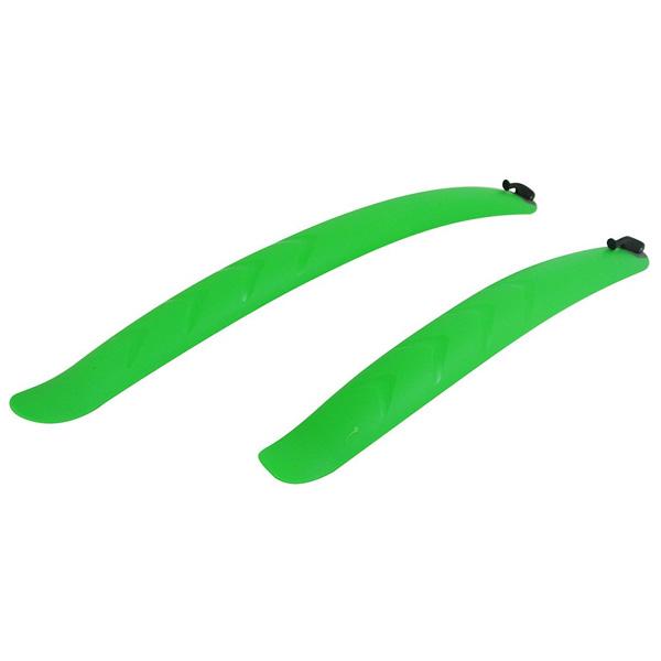 SW-670FR クロスバイク用カラーフェンダー●前後セットのクロスバイク用カラーフェンダー。●泥はねから大切な洋服をガード！●自転車のドレスアップにも最適■仕様本体サイズ(mm)：（フロント）約W45×D350／（リア）約W45×D150...