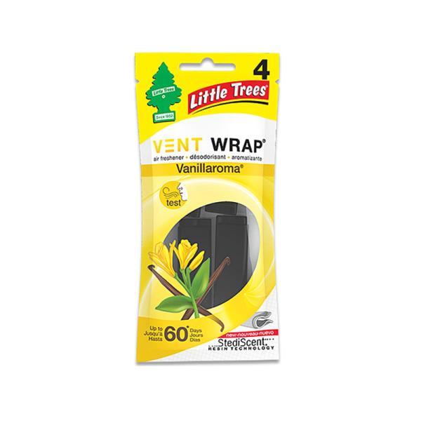 クリーミーなバニラの香りに、ココナッツミルクとシュガー ケインを絶妙にブレンド！エアコン専用のエアーフレッシュナーあらゆる車種にフィットするスリムなデザインで、目障りにもなりません4個の＜ヴェント・ラップ＞入りで、香りの持続期間は合わせて最...