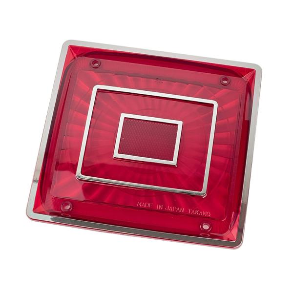 純正テールランプ用交換レンズ スパイダーレンズICHIKOH製 / IKI製用純正レンズの取り付けピッチをご確認ください［仕様］レフ(反射板)付きレンズカラー : 赤メーカー : ATS / 高野自動車用品製作所品番 : DB321390