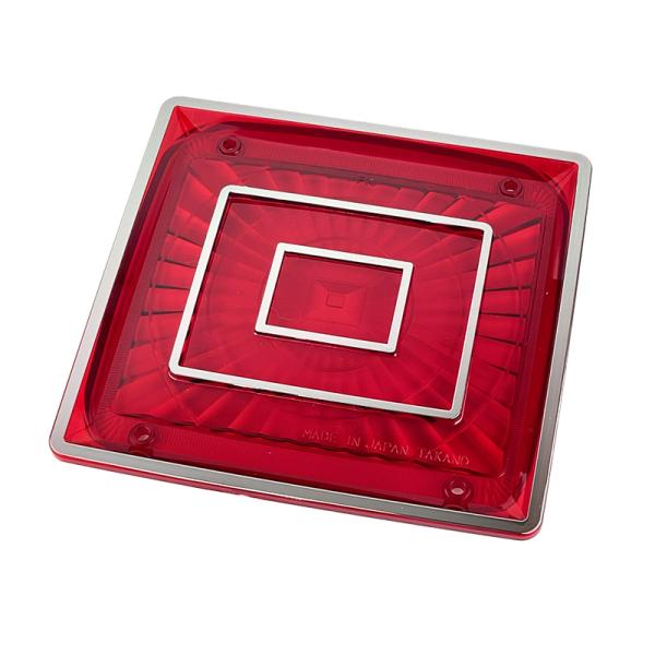 純正テールランプ用交換レンズ スパイダーレンズICHIKOH製 / IKI製用純正レンズの取り付けピッチをご確認ください［仕様］レフ(反射板)無しレンズカラー : 赤メーカー : ATS / 高野自動車用品製作所品番 : DB321388