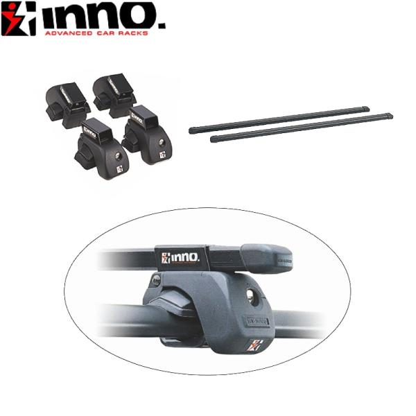 ■セット商品構成●ステー：INAR●フック：●バー：INB127BK ■適合車種：スズキ スペーシア●年式：R6.9〜●型式：MK54S/MK94S●タイプ：ルーフレール付●備考：