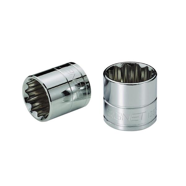メーカー名：SIGNET(シグネット)品番：12372商品名：3/8DR 3/8"SQ 17mm ソケット (12角)●差込角(SQ)：3/8