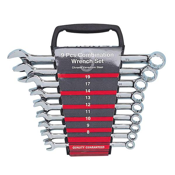 メーカー名：SIGNET(シグネット)品番：30729商品名：9PC コンビネーションレンチセット mm●ミラー仕上げのメッキが美しいコンビネーションレンチセット。