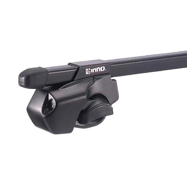 INNO FLEXIBLE STAY SET FR●工具不要で取付けやすさを追及したモデル。●極太サイズのルーフレールにも取付可能。●ステンレス製のベルトで様々な車にフレックスフィットします。ステー高32mm。品番：INFRメーカー：INNO